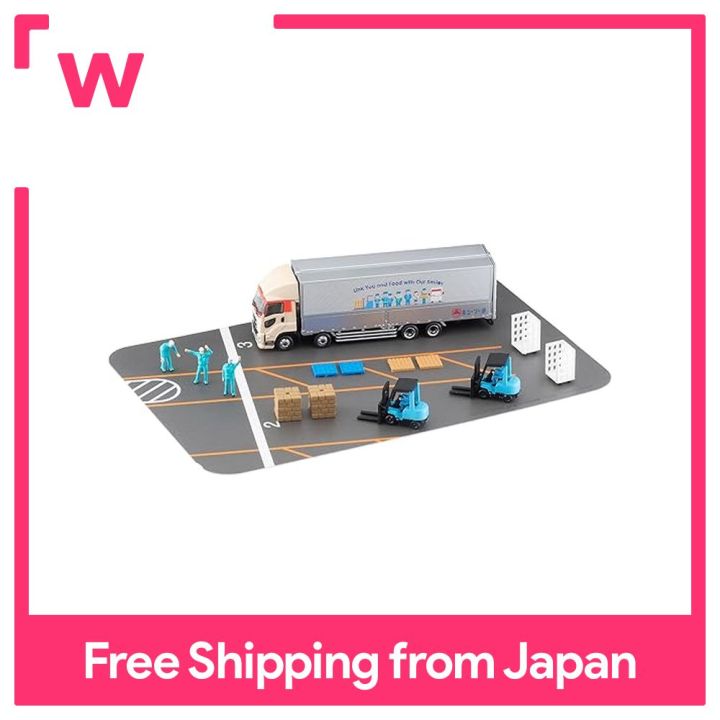 TOMYTEC The Truck Collection Tracolle Logistics Site Wing Van Set D KYUSO Flight | Lazada Singapore