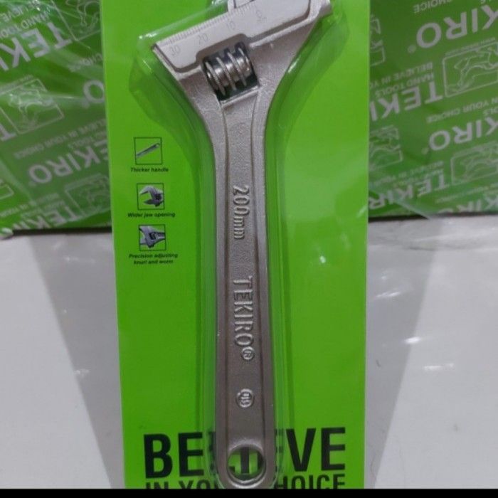 Flash Sale TEKIRO KUNCI INGGRIS 8INCH/ADJUSTABLE WRENCH TEKIRO 8INCH ...