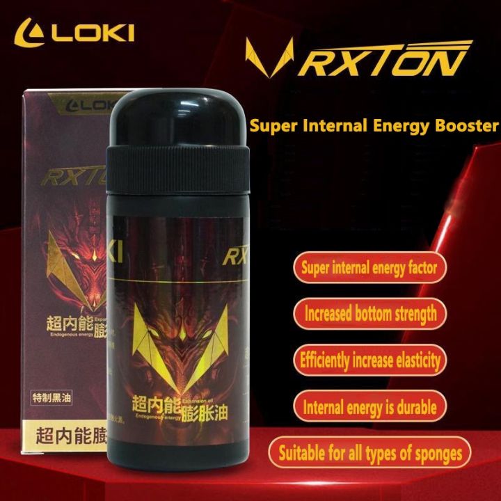 Original LOKI Rxton Special Black Table Tennis Booster Performance Ping ...