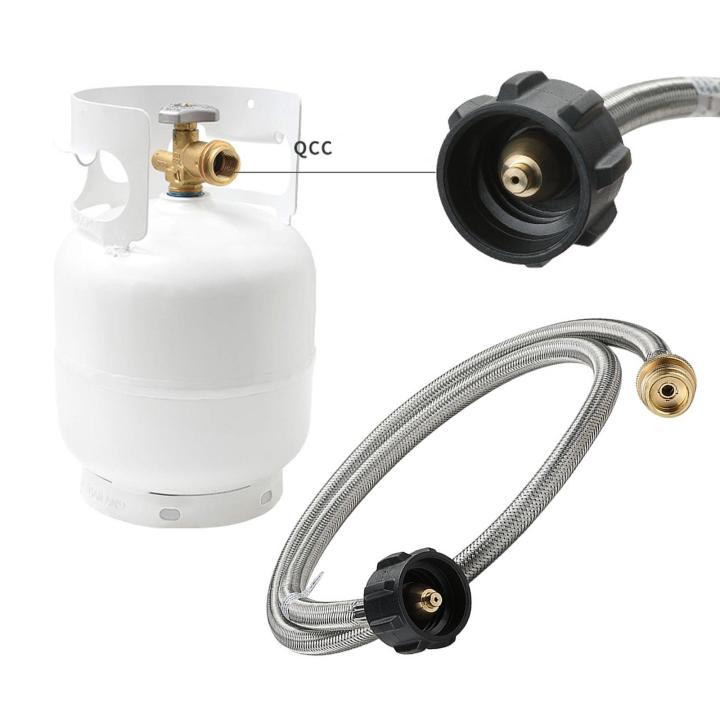 Ailong Gas Adapter Hose Gas Connector Extension Hose Butane Adapter for ...