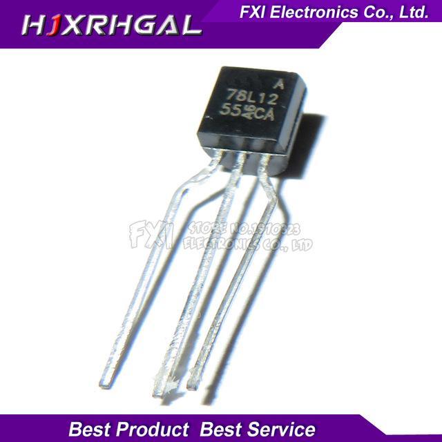 50pcs 78L12 three-terminal voltage regulator circuit output 12V 100MA ...