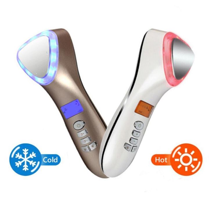 Ultrasonic Cryotherapy LED Hot Cold Hammer Sonic Facial Lifting ...