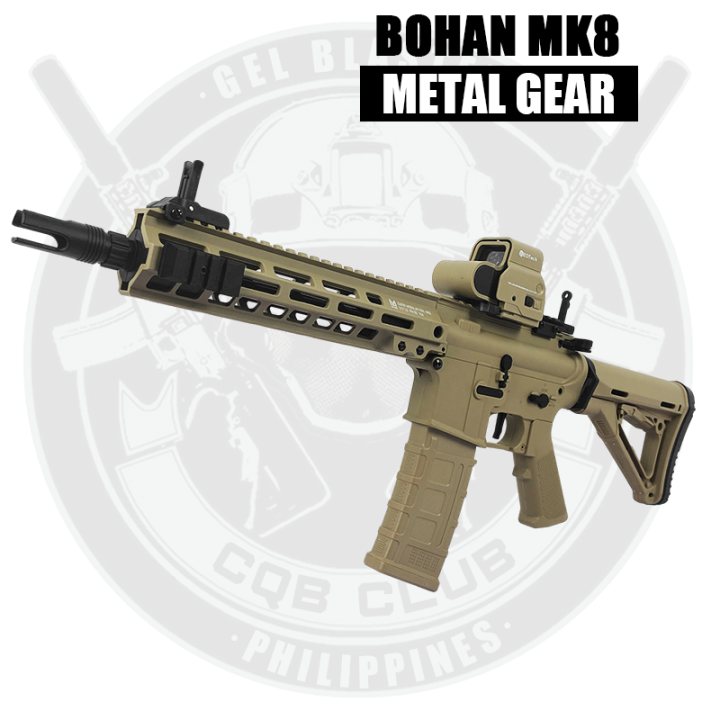 [CQB CLUB]BOHAN MK8 V2 Metal Gear High End Gel Ball Blaster Blowback ...