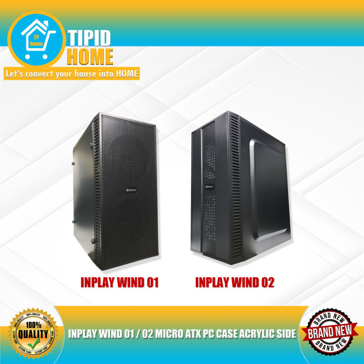 INPLAY WIND 01 / 02 MICRO ATX PC CASE ACRYLIC SIDE | Lazada PH