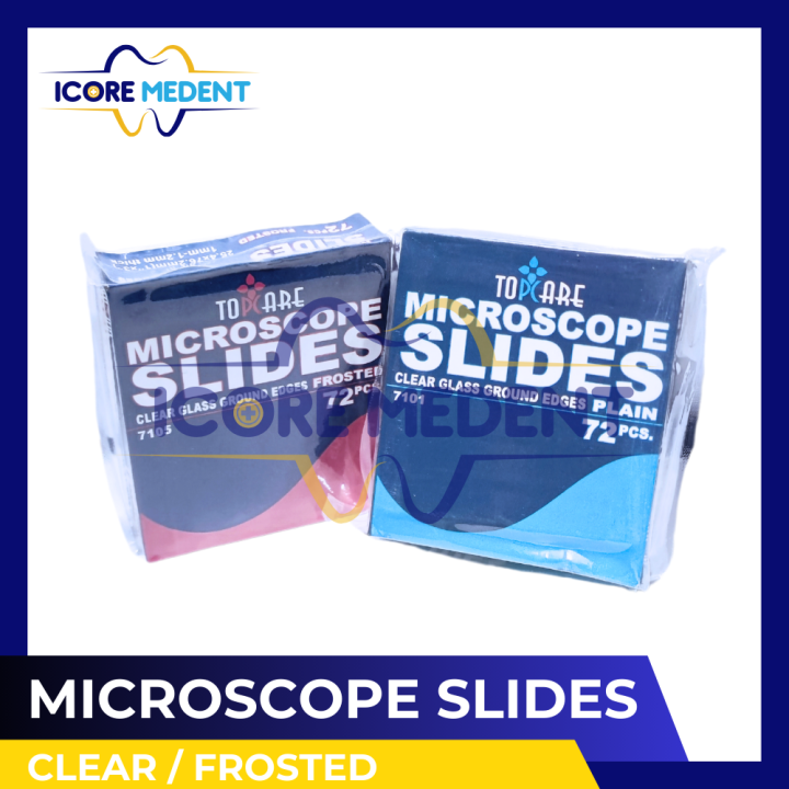 Topcare Microscope Slide (Clear / Frosted) | Lazada PH