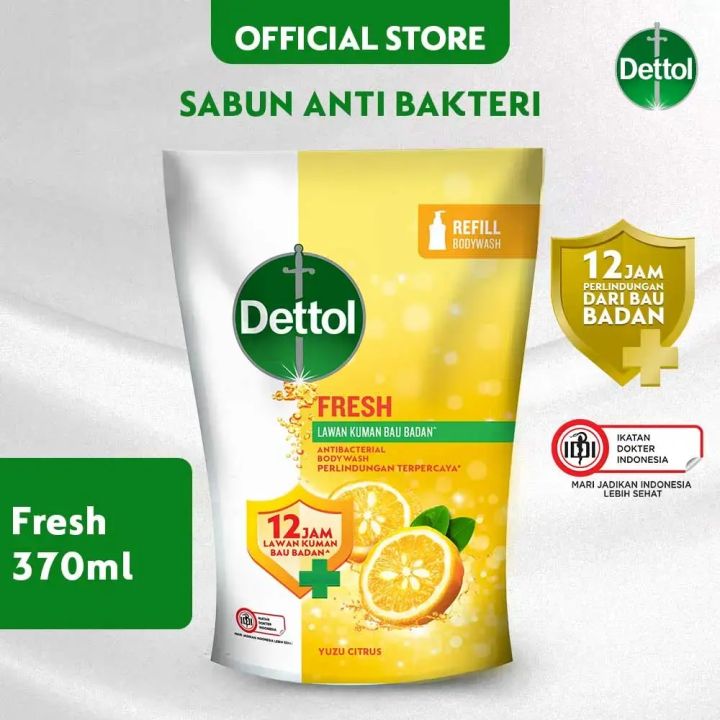 Dettol Body Wash Anti Bakteri Fresh 370G | Lazada Indonesia