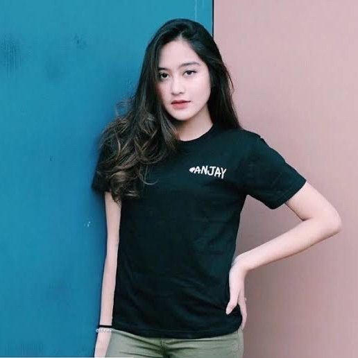 Kaos Baju Combed 30S Distro LOGO KECiL ANJAY polos custom indonesia ...