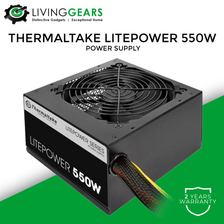 Thermaltake Litepower 550W ATX Power Supply Unit 📌 | Lazada