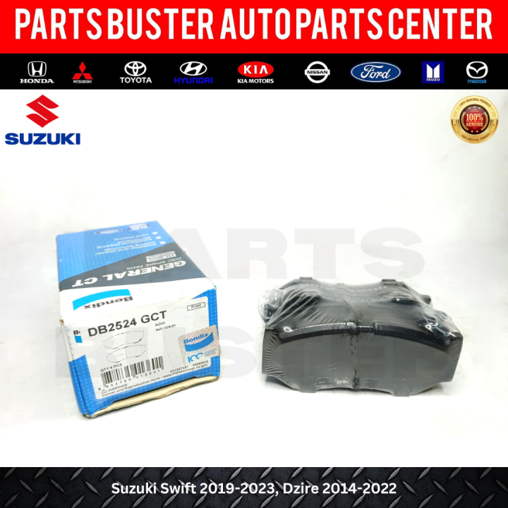 Genuine Bendix Brake Pad Front for Suzuki Swift 2019-2023, Dzire 2014 ...