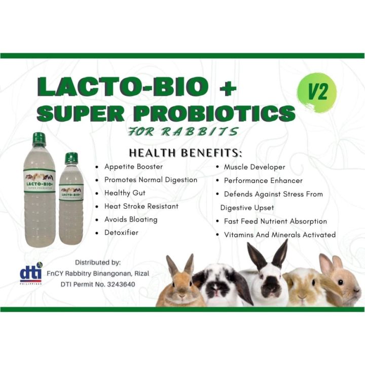 LACTO-BIO+SUPERPROBIOTICSFORRABBITSVersion2 | Lazada PH