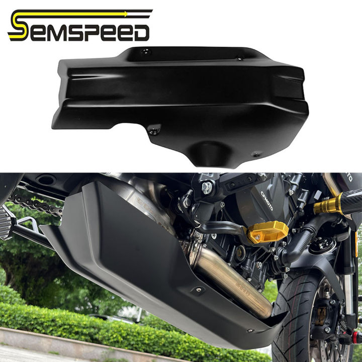SEMSPEED Motorcycle Lowering Engine Chassis Bottom Skid Plate Cover ...