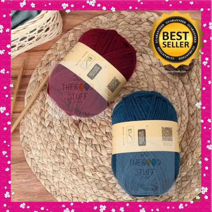 Benang Rajut Katun Susu / Milk Cotton Yarn Premium | Lazada Indonesia