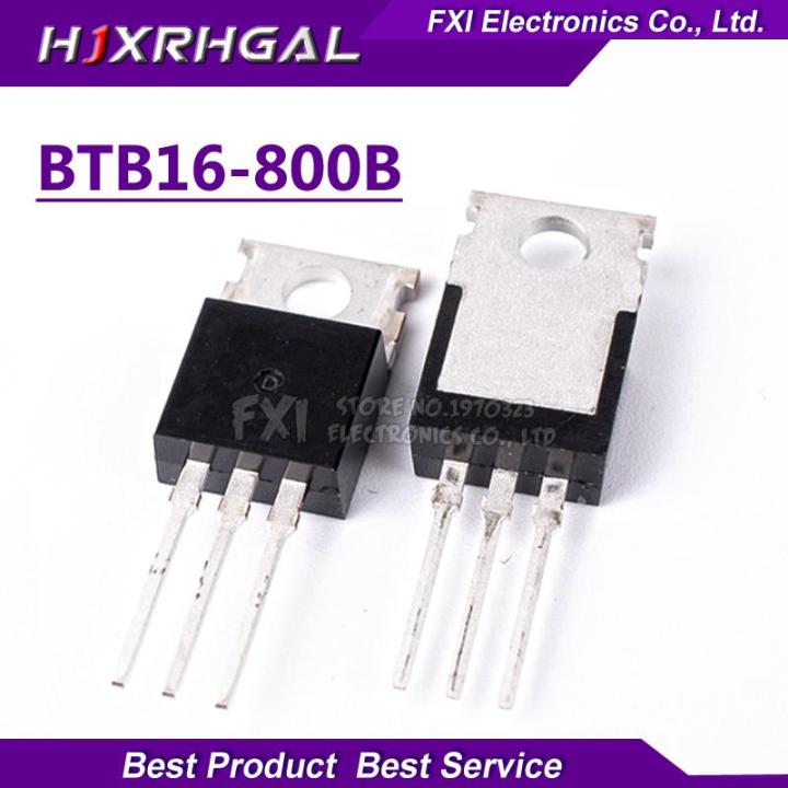 10ชิ้น Btb16-800B Btb16-800 Btb016 Triacs 16แอมป์800โวลต์ต่อ-220ใหม่ ...
