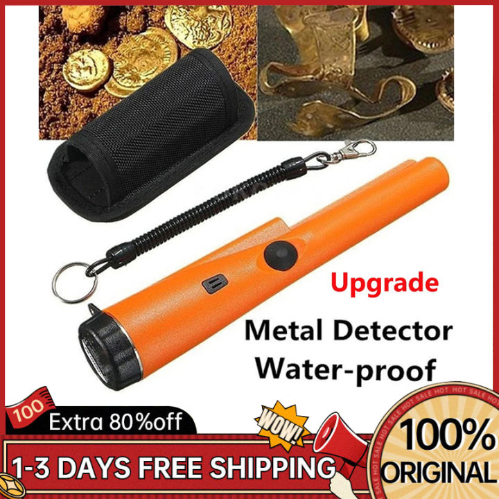 Handheld Metal Detector Security Scanner Treasure Hunter Gold and ...