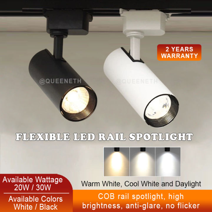 Set Cob Spotlights Track Lights Ceiling Light 20W 30W 220V Led Spot ...