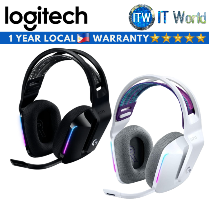 Itw | Logitech G733 Lightspeed Wireless RGB Gaming Headset (Black ...