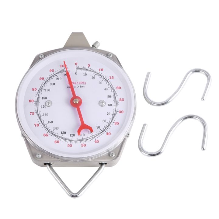 100Kg 220Lbs Hanging Scale Capacity Alloy Mechanical Hanging Scales ...