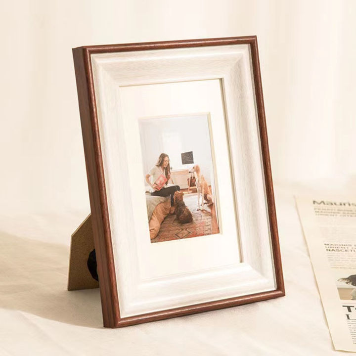 European Style Wooden Photo Frame Non Breakable Image Frame with Glass ...