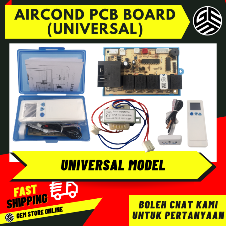 UNIVERSAL A/C CONTROL SYSTEM / BOARD AIRCOND UNIVERSAL / BOARD PENGHAWA ...