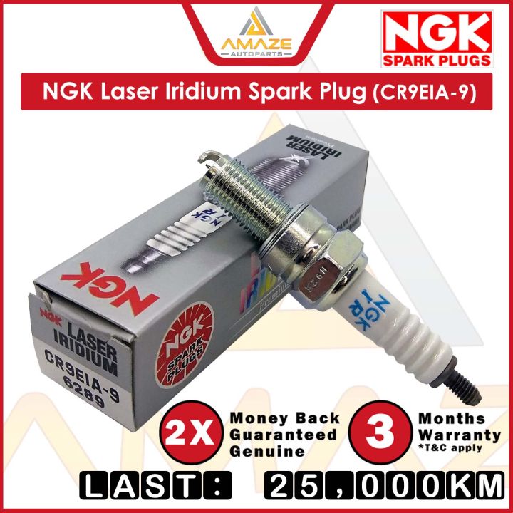 NGK Laser Iridium Spark Plug CR9EIA-9 (Kawasakii Versys, Z1000, ZX-10R, Suzuki GSX, GSZ, V-Strom ...