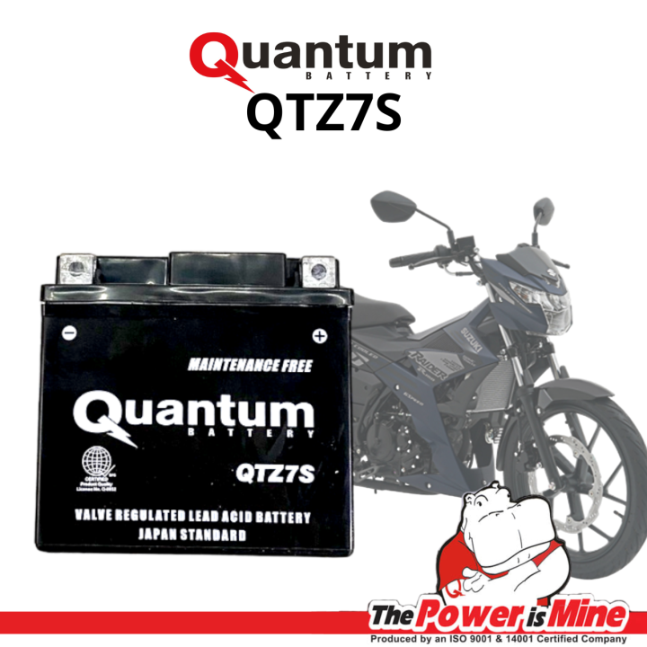 Quantum Motorcycle Battery QTZ7S 5L for RAIDER 150 / CLICK 150 / HONDA ...