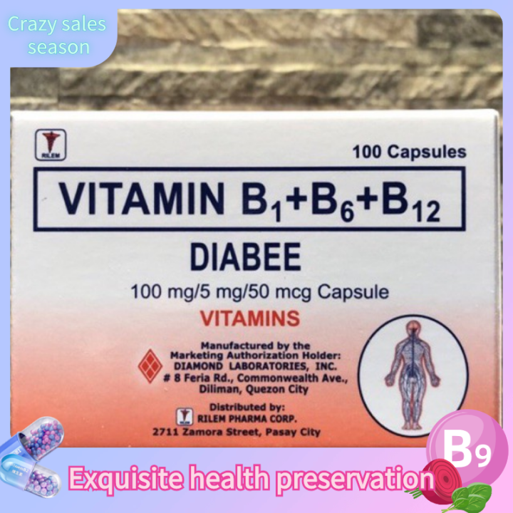 DIABEE (Vitamin B Complex) 100 Capsules Health Products | Lazada PH