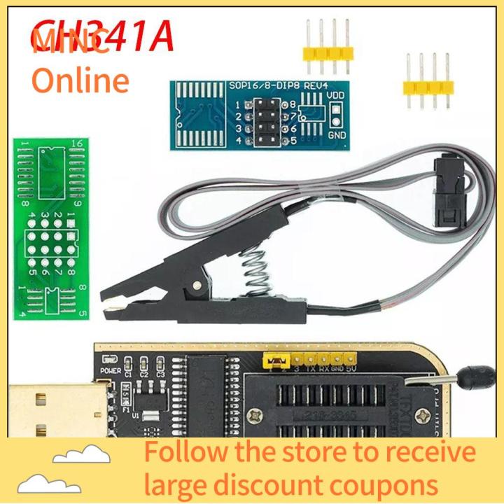 MINC ONLINE Durable DIY Kit Flash BIOS for EEPROM 93CXX / 25CXX / 24CXX ...