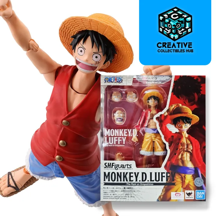 S.h.figuarts Monkey. D. Luffy 145mm Action Figure -Romance Dawn- SHF ...
