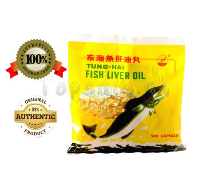 Original TUNG-HAI Fish Oil Liver 500 Softgels Capsules | Lazada PH