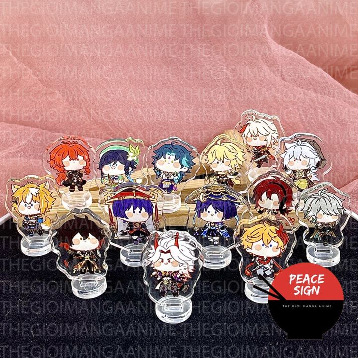 ( ĐẦU BỰ ) Mô hình 3CM GENSHIN IMPACT standee game anime chibi mica ...