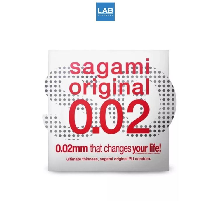 SAGAMI Original 0.02 mm 1s - ซากามิ ถุงยางอนามัยออริจินัล 0.02 mm ขนาดบรรจุ 1 ชิ้น | Lazada.co.th