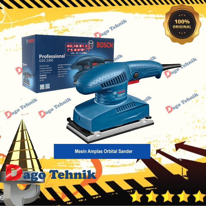 Bosch GSS 2300 190Watt Orbital Sander / Mesin Amplas Orbital Listrik ...
