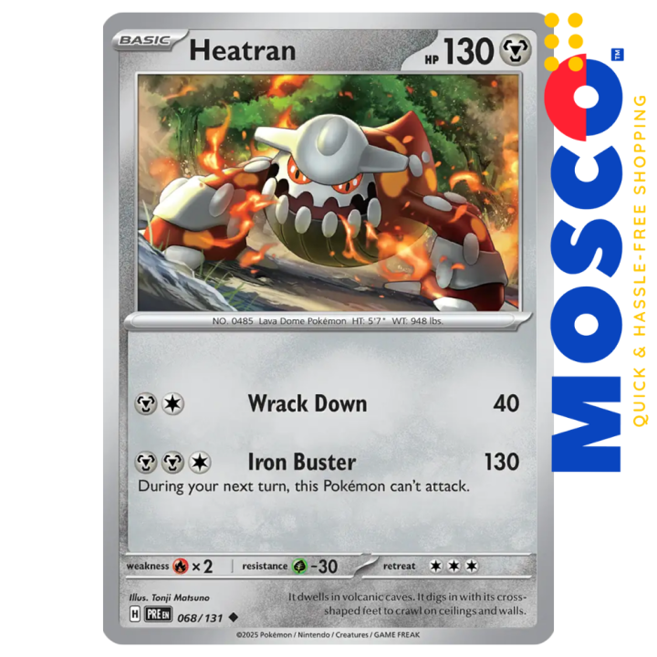 Heatran - 068/131 Prismatic Evolutions | Pokemon TCG | Lazada PH