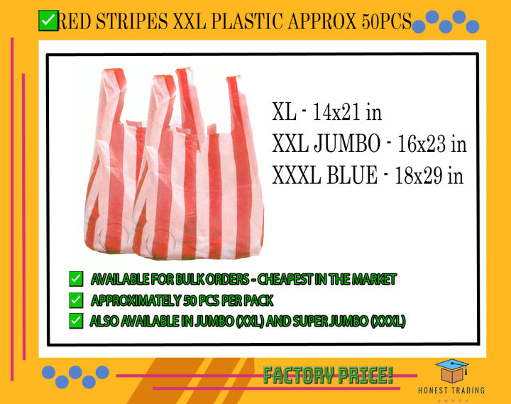 XXL Extra Large Super Jumbo Plastic Bag Trash Bag Laundry Bag Sando Bag ...