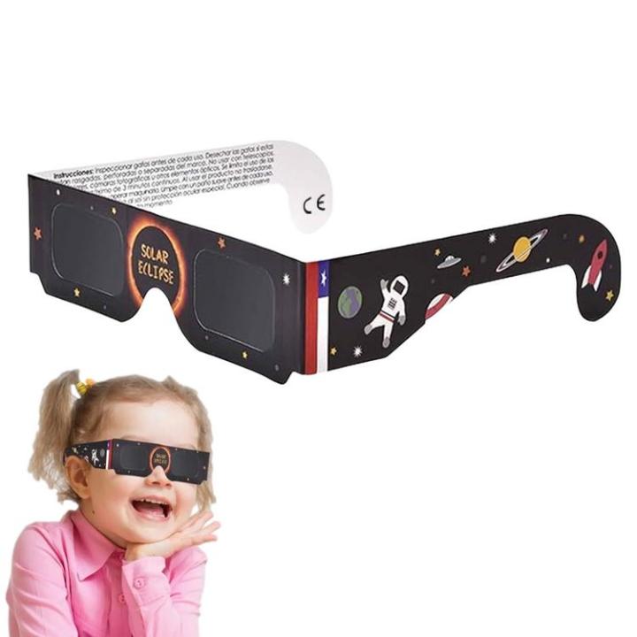 Solar Glasses 2024 Lunar Non-scratch Lens Viewing Glasses Clear ...