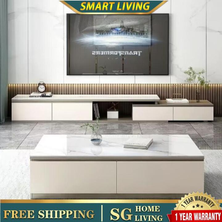 [Pre Order]TV Tea Table Combination Modern Simple Living Room Small ...