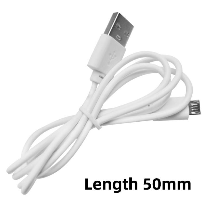 cable usb to micro 50mm-white | Lazada