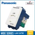 Panasonic Wide Series CAT5E LAN Outlet - 1, 2 Gang or Device Only ...
