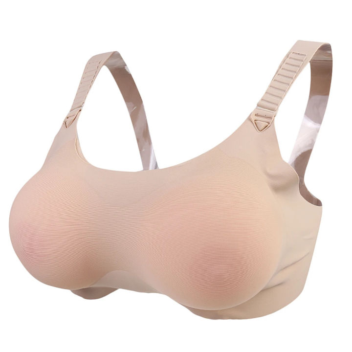Silicone Breast Forms Fake Boobs Prosthesis Bra 500-1400G A-D Cup Bra ...