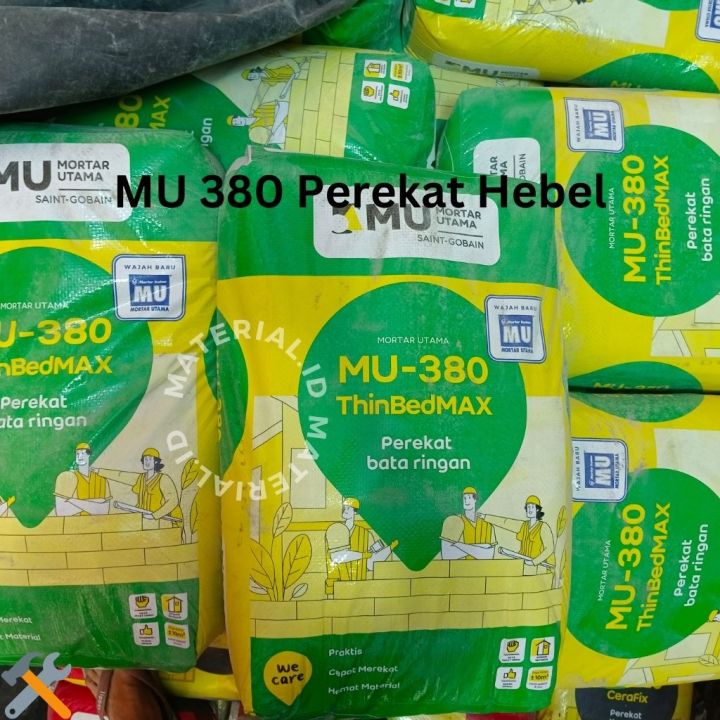 1 KG MU 380 Semen Perekat Lem Hebel Baja Ringan 7,5 cm 10 cm Murah - MU ...