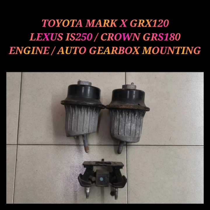 🇯🇵🇯🇵 ENGINE / AUTO GEARBOX MOUNTING TOYOTA MARK X GRX120 / CROWN GRS180 / LEXUS IS250 ENGINE ...