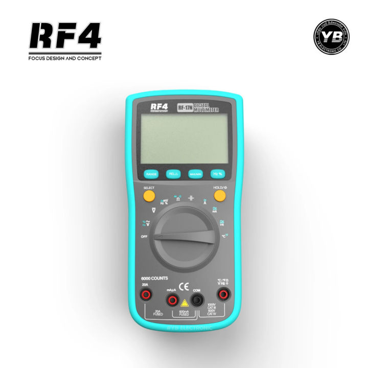 RF4 RF-17N มัลติมิเตอร์ดิจิตอล โหมดวัดหลากหลาย ครบทุกความต้องการ ...