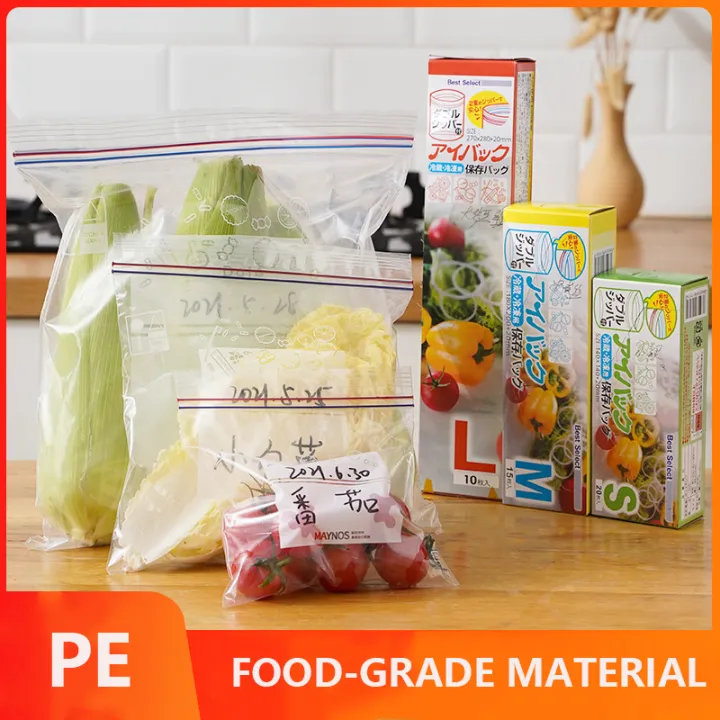 Reusable Food Storage Bags BPA Free Flat Airtight Seal for Fruit ...