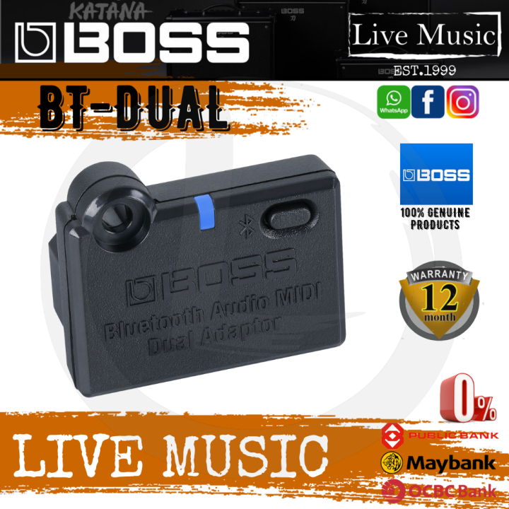 Boss BT-Dual - Bluetooth Audio MIDI Dual Adapter (BTDual) | Lazada