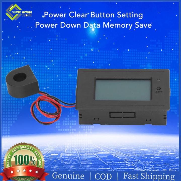 Voltage Meter Ammeter Voltmeter LCD Large Screen Display for ...