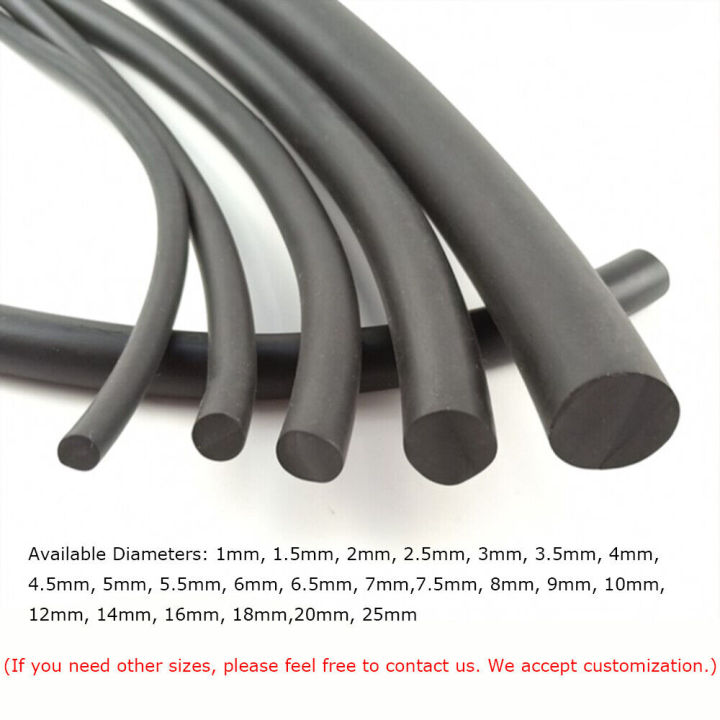 1-10 Meter Diameter 1-30mm Cylinder NBR Nitrile Rubber Sealing Strip ...