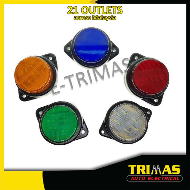 TRIMAS 12V 24V LED Trailer Truck Lorry Side Marker Roof Lamp Rear Body ...