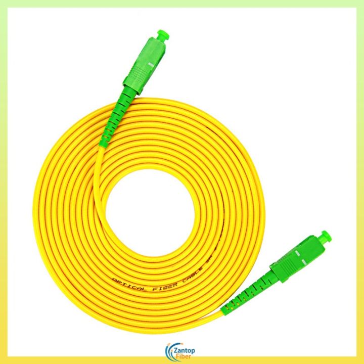 3m SC/APC-SC/APC Simplex Single-mode Fiber Optic Cable Patch Cord For ...