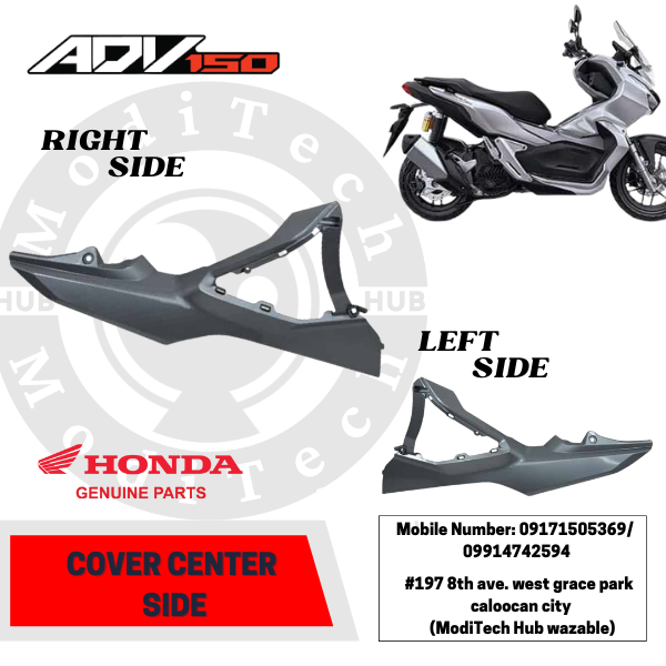 HONDA GENUINE COVER CENTER SIDE SILVER FOR ADV 150 | Lazada PH