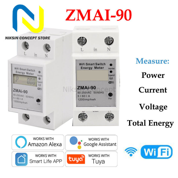 ELCB 63A 1POLE 2POLE ZMAi-90 220V 60A RESIDUAL CURRENT CIRCUIT BREAKER ...